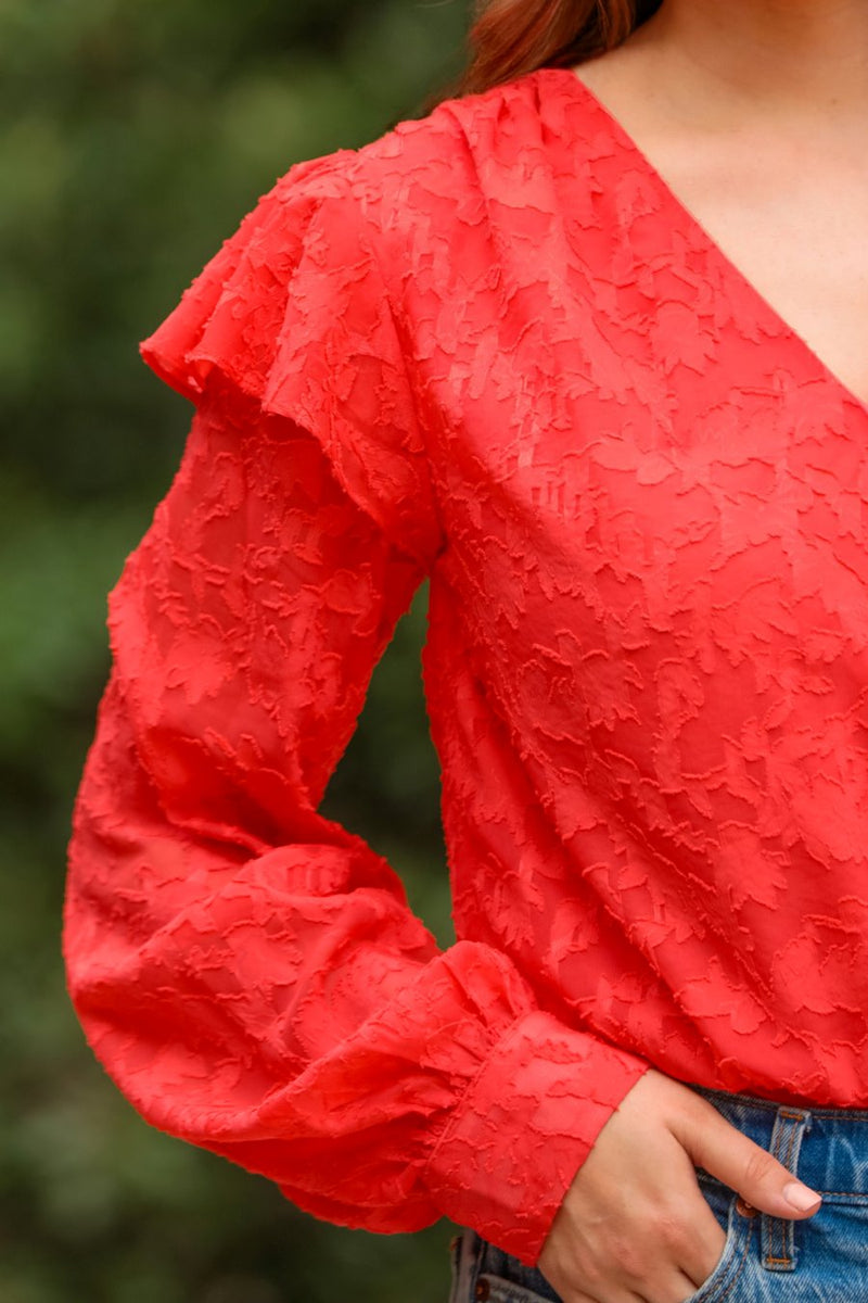 Going Places Ruffle Bodysuit | Jess Lea Boutique